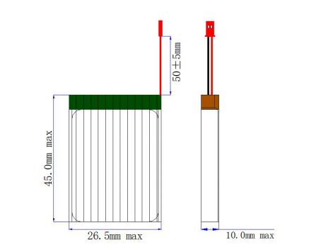 High Discharge 20C Lithium Polymer Battery 902540HP 720mah 3.7V UAV Drone With KC CB