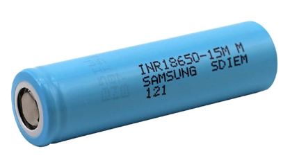 23A INR18650 Rechargeable Lithium Battery 1500mAh SDI 15MM