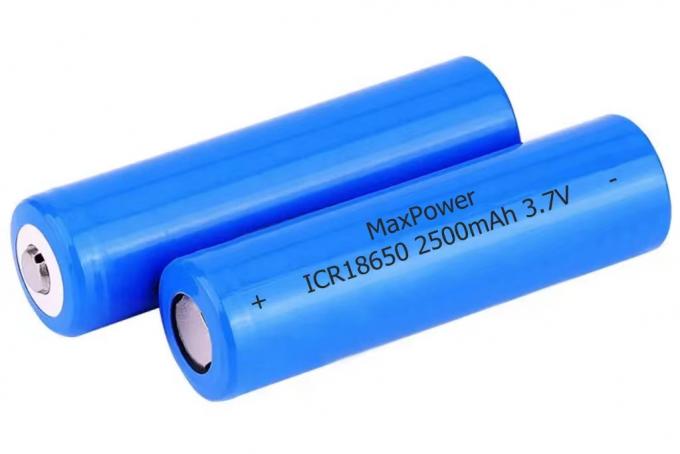 3.7V 2500mAh Lithium Rechargeable Battery Fast charge 18650 Lithium Ion Battery