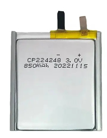 CP224248 Li Mno2 Battery 3v 850mah Ultra Thin Lithium Pouch Cell
