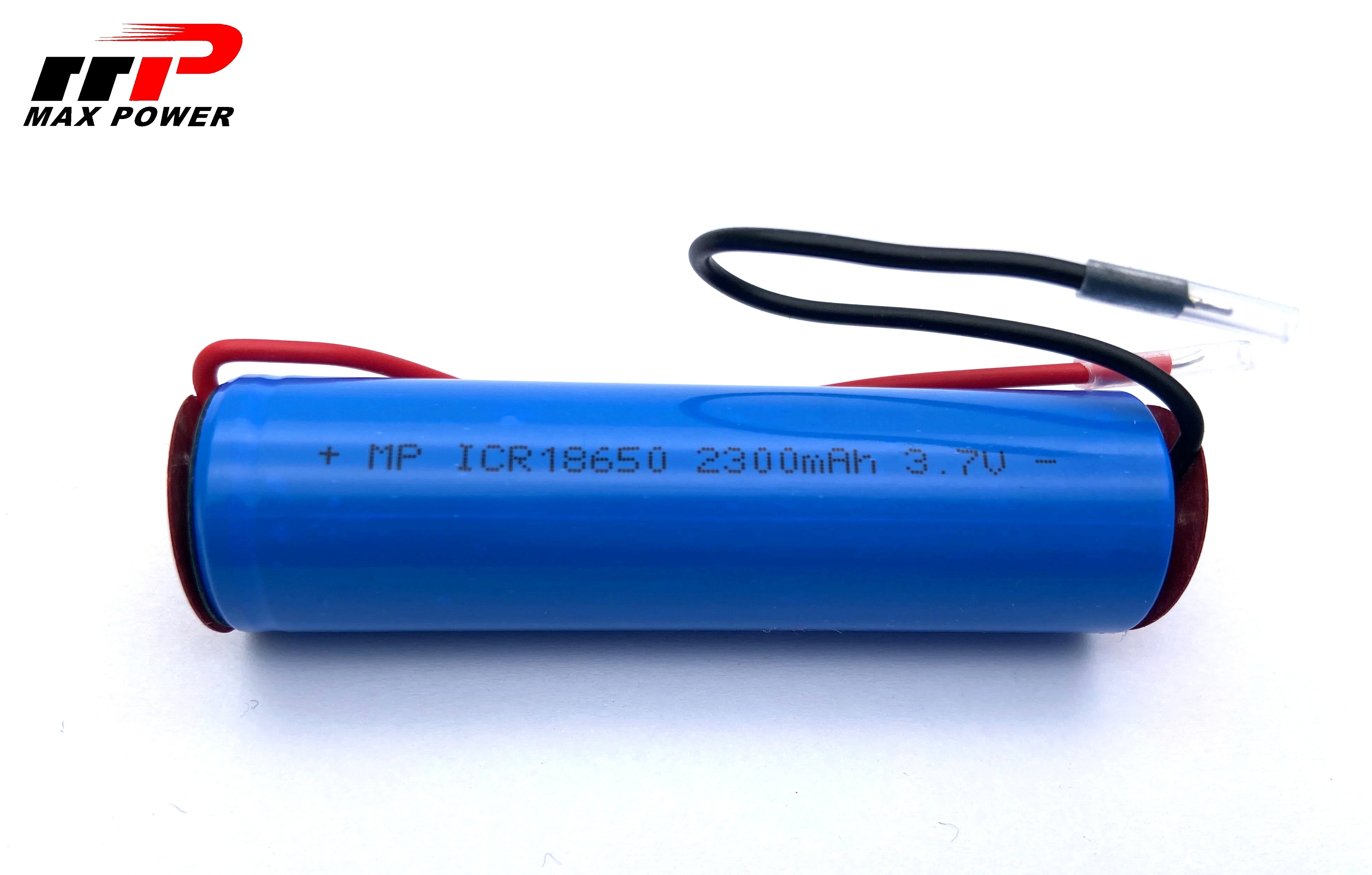 2300mAh 18650 3.7V Lithium Ion Rechargeable Batteries High Temperature Resistance