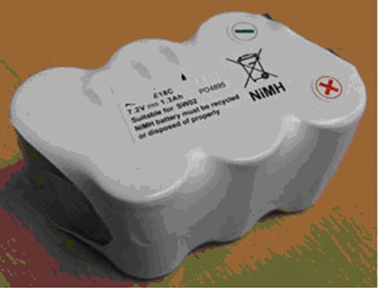 Sub-C 1500mAh NIMH Rechargeable Batteries 7.2V Vacuum Cleaner