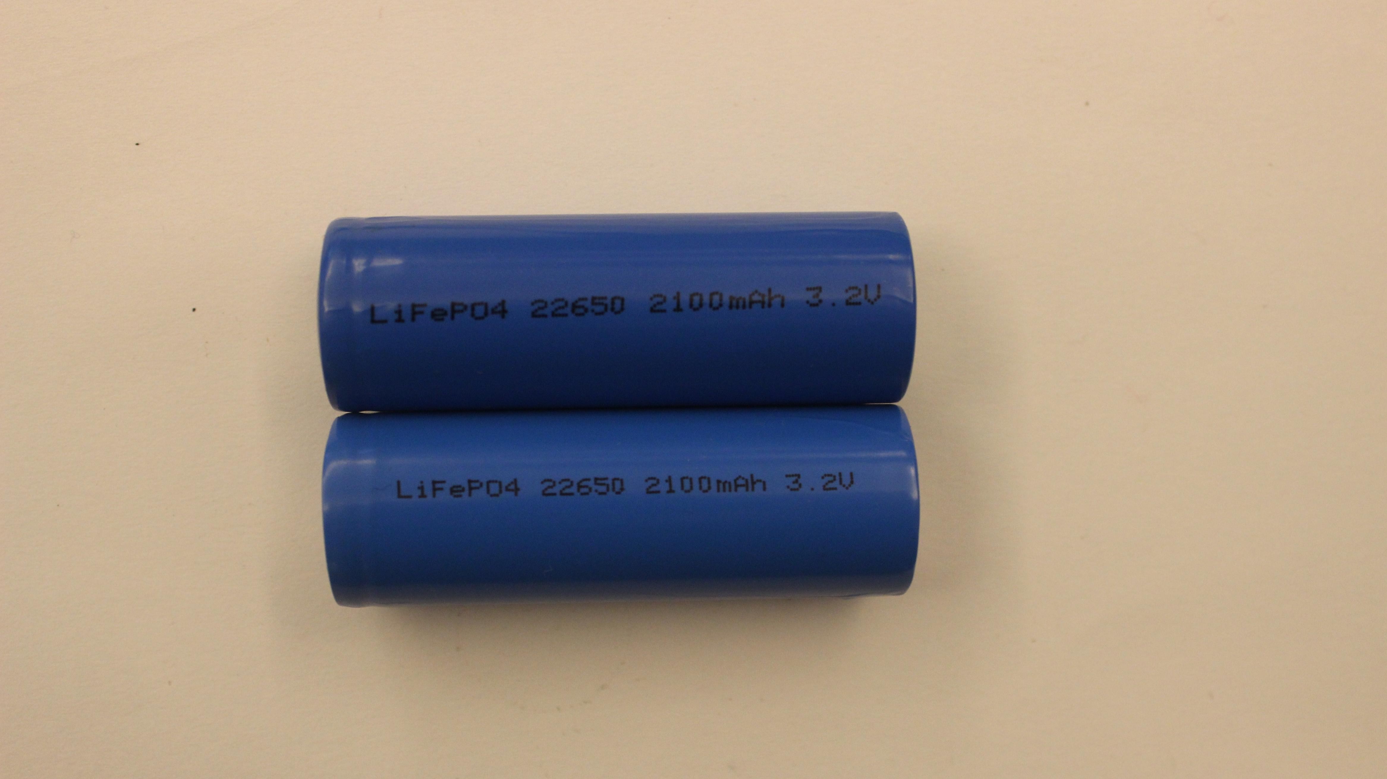 Electric Golf Car 22650 2100mAh 3.2V Lithium LiFePO4 Battery UL ROHS