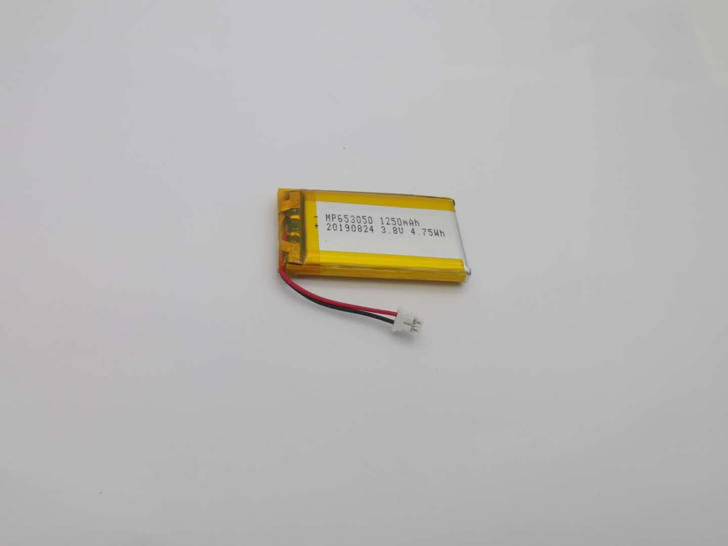 1000 Cycles Lithium Ion Polymer Battery MP653050 1250 MAh For Medical 1000-cycles-lithium-ion-polymer-battery-mp653050-1250-mah-for-medical