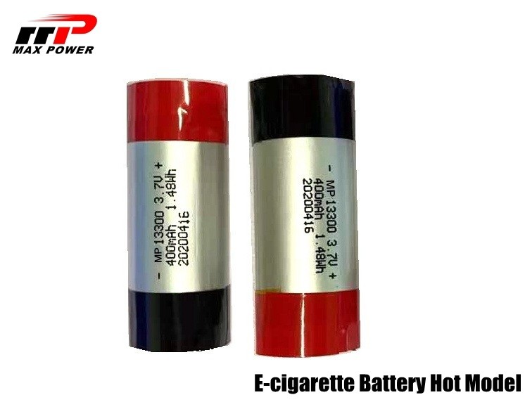 E Cigarette Lithium Ion Polymer Battery 400mAh 420mAh 3.7V 13300 1C ...