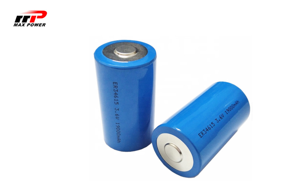 33.5mm 3.6V LISOCI2 ER34615 19Ah Primary Bobbin Cell