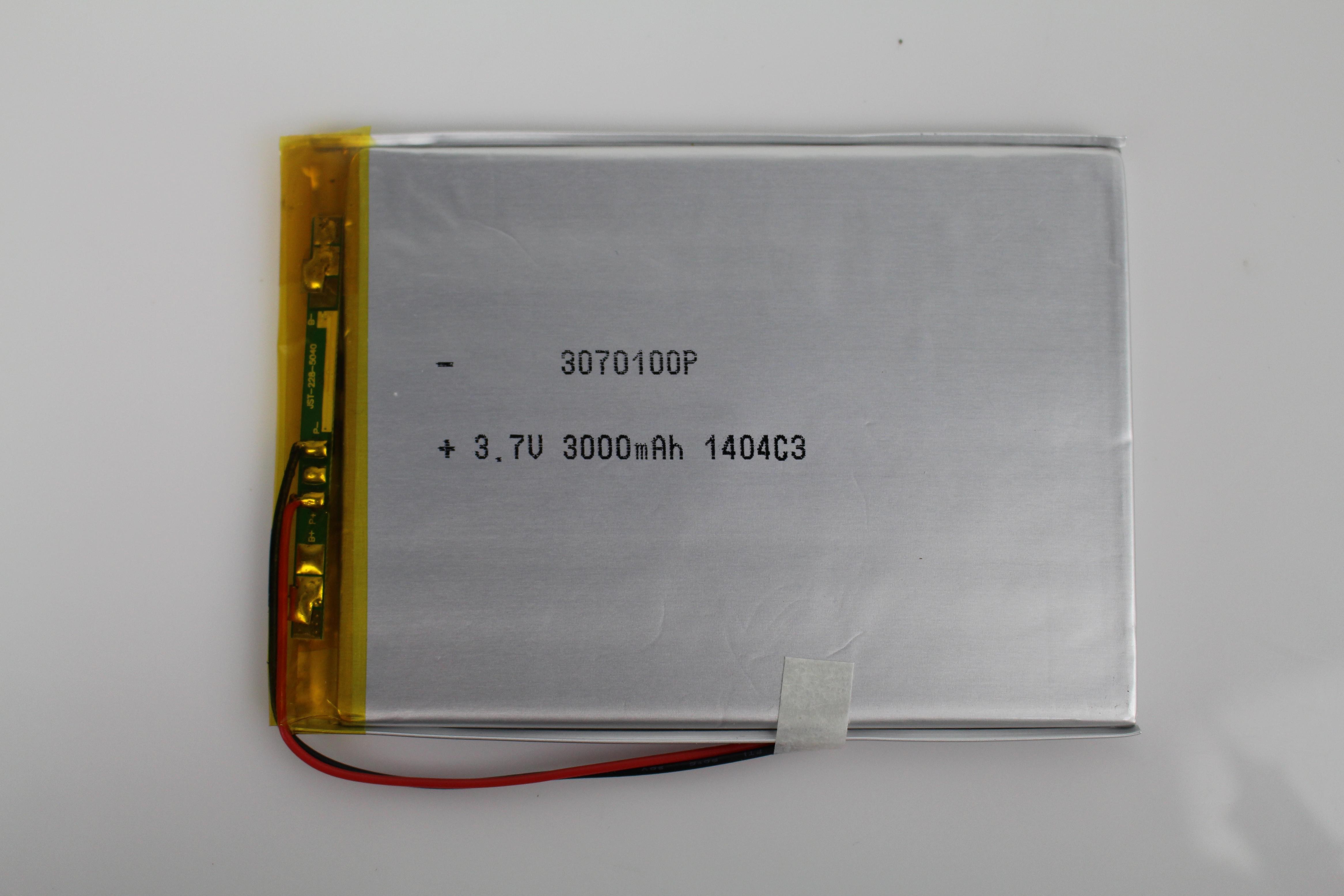 Rechargeable Lithium Polymer Battery 3.7V 3000mAh High energy density Rechargeable Lithium Polymer Battery 3.7V 3000mAh High energy density